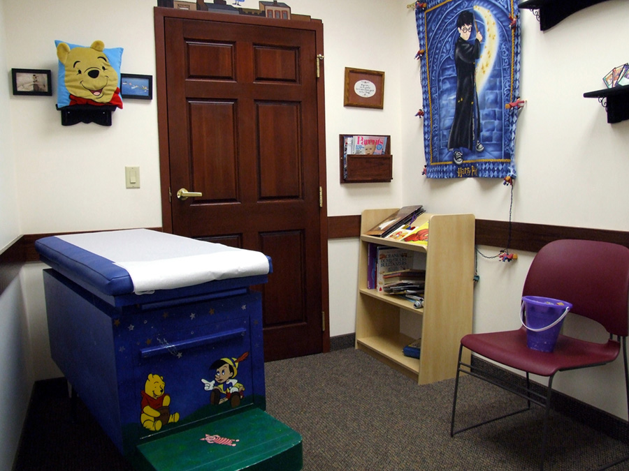 Kids Love our Themed Exam Rooms